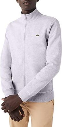 Lacoste Sweatshirt Classic Fit Homme, Argent Chine, XS