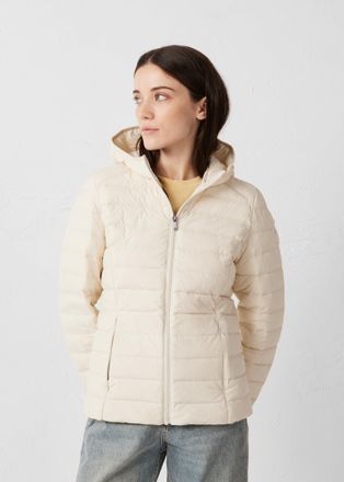 Jott Doudoune &agrave; capuche stretch l&eacute;g&egrave;re Naturel Salma - Taille S