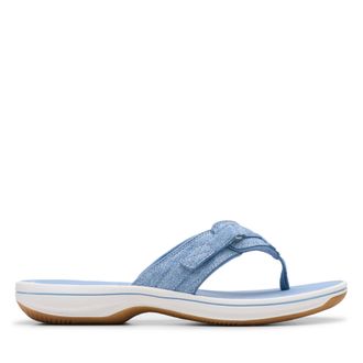 Clarks Damen Brinkley Sea Sandal, Denim Blue Int, 42 EU