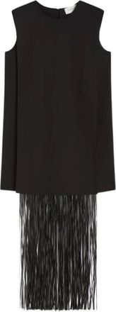 Sportmax Femme, Robes, Noir, Taille: 40 FR Finnici 003 Dress