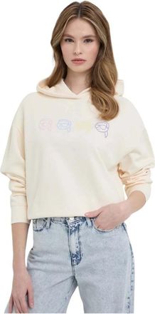 Karl Lagerfeld Damen, Sweatshirts & Hoodies, Beige, LGr&ouml;&szlig;e