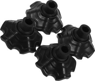 NUOBESTY Campingstuhl Bein Kappen 4 Stück rutschfest Verdickter Kunststoff Stuhlbeinschutz Bodenschoner Für Outdoor Camping Picknick