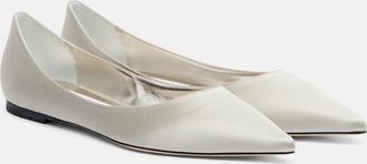 Jimmy Choo London Ballerinas Love aus Satin
