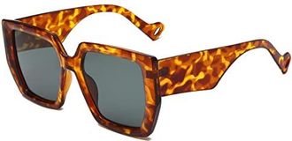 Generic Lunettes de soleil décoratives rétro tendance pour hommes et pour femmes, lunettes de soleil décoratives pour vacances en plein air (couleur : F, tail