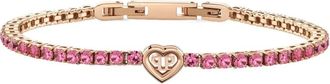 Philipp Plein bracelet à motif de coeur et ornements en cristal