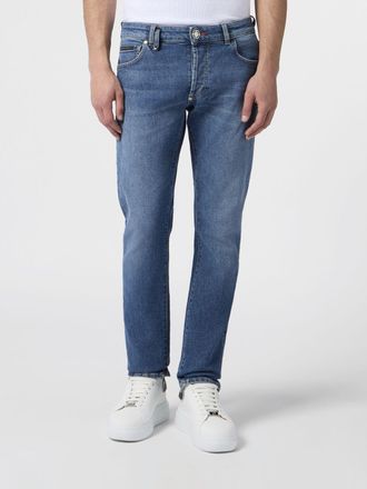 Philipp Plein Jeans Homme couleur Bleu
