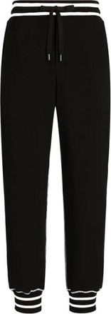 Dolce & Gabbana Homme, Pantalons, Noir, Taille: M Techno Fleece Joggers