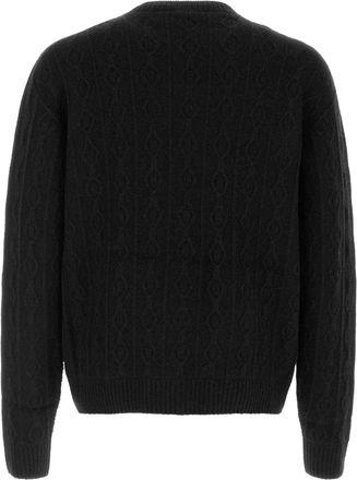 The Row Mens Black Cashmere Nanni Sweater Exterior: T-Shirt T-shirts And Polos
