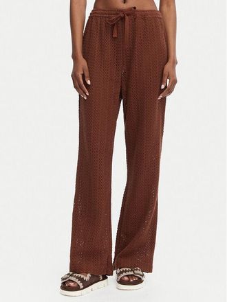 Roxy Stoffhose Mood Moving ERJX603493 Dunkelbraun Regular Fit