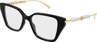 Gucci Cat-eye Optical Frame - - Accessories - unisex - Schwarzk - 51 MM
