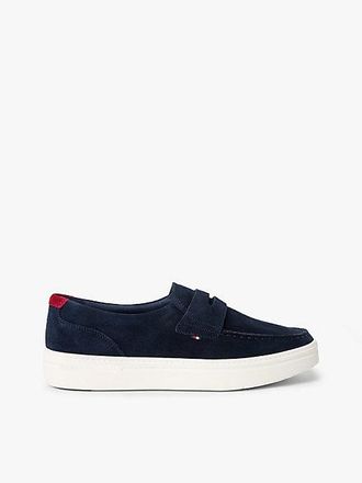 Tommy Hilfiger Mocassins hybrides l&eacute;gers en daim