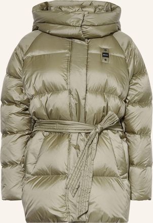 Blauer Daunenjacke Granger Mit Abnehmbarer Kapuze gruen