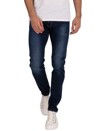 Replay Herren Anbass Slim Jeans, per Pack Blau (Dark Blue 7), W30/L32 (Herstellergr&ouml;&szlig;e: 30)