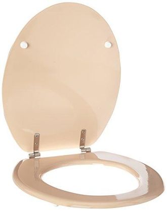 MSV WC-Sitz aus MDF, Mehrfarbig, 30 x 20 x 15 cm