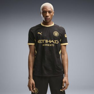 Puma Maillot Authentic Away 26/27 Manchester City Homme, Accessoires, Noir, 3XL