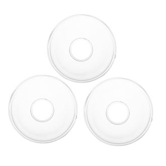 TOPBATHY 3 St&uuml;ck Kerzentropfenhalter Kerzen Kerzentropfschutz Kerzentropff&auml;nger Dekorativer Wachsf&auml;nger Kerzentropfschale Klare Kerzentropfschutze Wachsring Ke