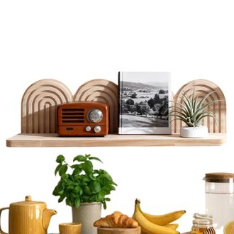 Generic B&ouml;hmische Wandregale, b&ouml;hmisches Treibholz, rustikales Aufbewahrungsregal f&uuml;r Schlafzimmer, Kinderzimmer, Bauernhof, K&uuml;che, Wohnzimmer, B&uuml;ro, Waschk&uuml;c