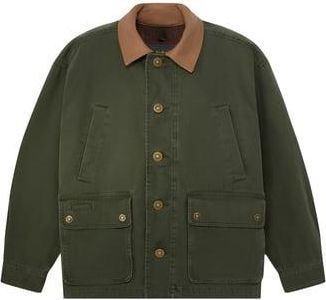 Timberland Veste droite &agrave; col contrast&eacute; en coton