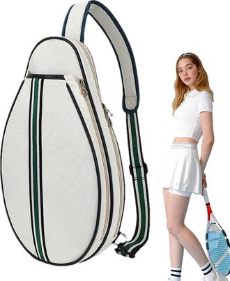 Generico F&uuml;r Badmintonschl&auml;ger: Gro&szlig;er Schutz zur Aufbewahrung, wasserdicht f&uuml;r Schl&auml;ger, langlebiges Transportdesign, f&uuml;r Badminton-Training, Tennis, Reisen