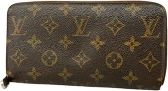 Louis Vuitton unisex, Pre-owned, Brun, Taille: ONE Size Portefeuille en tissu Pre-owned