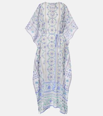 Juliet Dunn Verzierter Kaftan aus Baumwolle