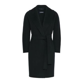 Max Mara Belted Coats - - Coats - Damen - Blau - XS