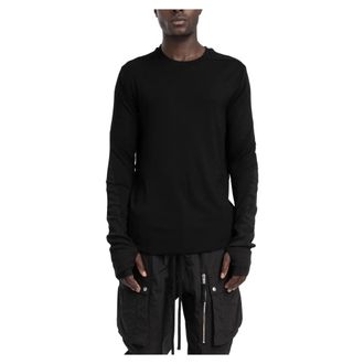 Thom Krom Homme, Tops, Noir, Taille: 2XL Soft Long Sleeve Tee