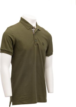 Burberry Cotton Polo Shirt - Olive