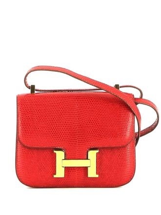 Hermès Pre-owned Mini Constance Schultertasche - Rot