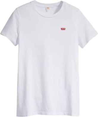 Levi's Femme, Tops, Blanc, Taille: 40 FR T-shirt Perfect Levis