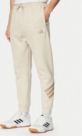 adidas Jogginghose Future Icons 3-Stripes KD5206 Beige Regular Fit