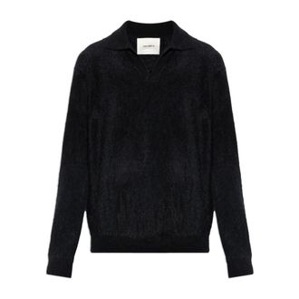 Lisa Yang Omar Pullover - - Knitwear - Herren - Schwarzk - 2XL
