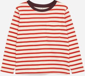 Arket Langarm-T-Shirt -Rot