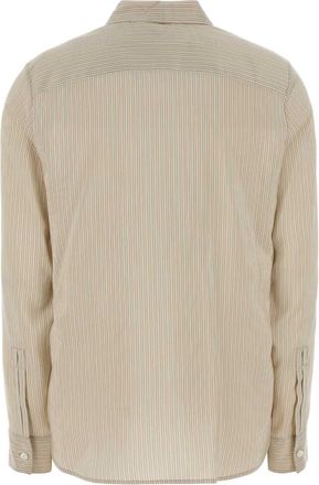 Burberry Silk Embroidered Blouse - Beige