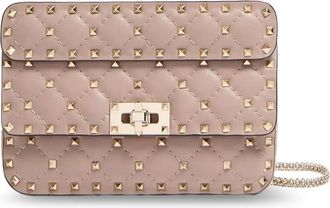 Valentino Garavani Femme, Sacs, Rose, Taille: ONE Size Small Nappa Rockstud Spike Bag