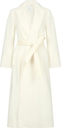Eleventy Femme, Manteaux, Blanc, Taille: 36 FR Manteau Ceintur&eacute;