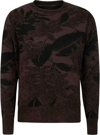 Roberto Ricci Design Rundhalspullover - Braun