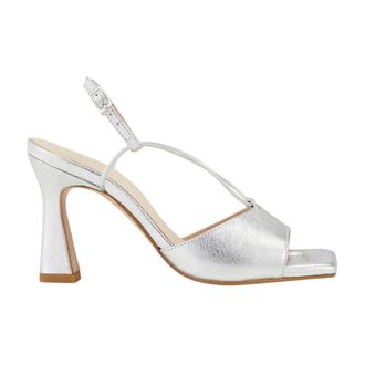 Cosmoparis Femme, Chaussures, Gris, Taille: 36 EU Sandalette &agrave; talon de 9 cm avec lacets lat&eacute;raux