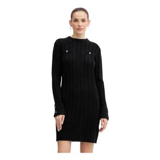 Guess Damen, Kleider, Schwarzk, LGr&ouml;&szlig;e