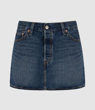 Levi's Jupe Icon Skirt Dark Indigo-Worn In Phoenix Rising