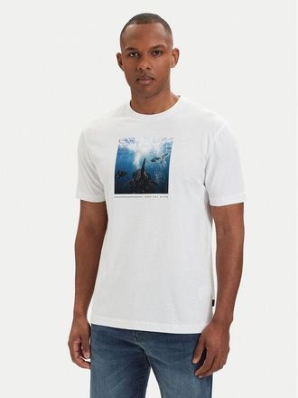 HUGO BOSS T-Shirt Creature 50561861 Creme Regular Fit