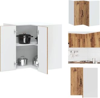 vidaXL Vidaxl - Armoire murale dangle de cuisine Kalmar vieux bois - Armoire Dangle Murale De Cuisine - Armoires Dangle Murales De Cuisine - Armoire