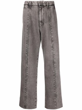 Diesel jean &agrave; coupe droite - Gris