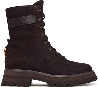 Michael Kors Schn&uuml;rschuhe Caleb Lug 40F6CBFE5S Braun