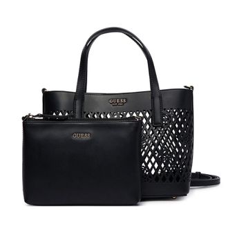 Guess Handtasche Guess Letty Mini HWPG99 11750 Schwarz