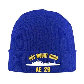 Generic Unisexe Bonnet Tricot&eacute;, USS Mount Hood Ae 29, Doux Casquette Tricot&eacute;, Tricoter Chapeau pour Adultes, Cyclisme, Ski