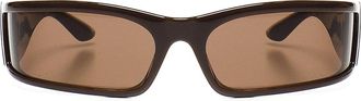 Balenciaga Lunettes De Soleil - Marron Fonc&eacute;
