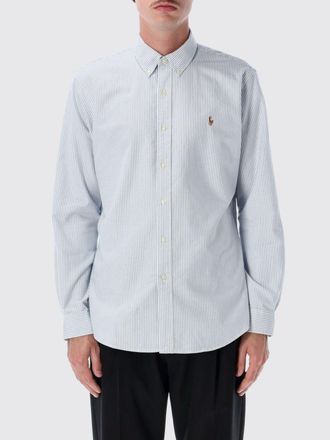 Polo Ralph Lauren Chemise &agrave; rayures en coton avec col boutonn&eacute;