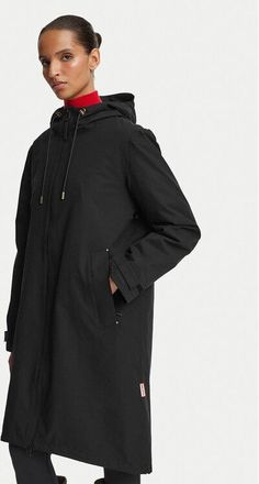 Hunter Parka HARW0018262 Schwarz Regular Fit