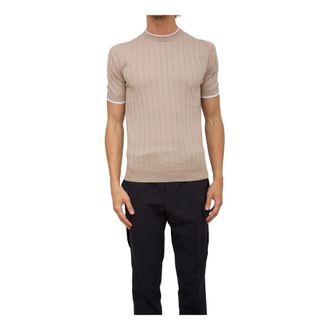 PESERICO Stilvolles Strickoberteil - - Tops - Herren - Beige - M